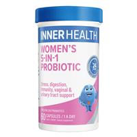 Inner Health Women's 5-In-1 Probiotic 60 Capsules – Unichem Greenhithe ...