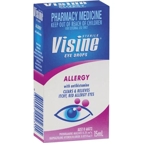 VISINE Allergy Eye Drops 15ml – Unichem Greenhithe Pharmacy