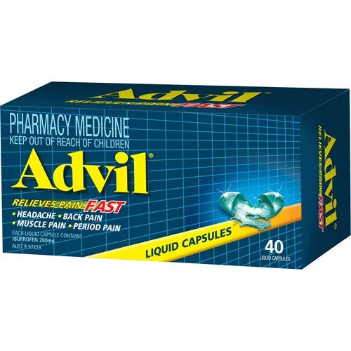 ADVIL Liquid Cap 40s – Unichem Greenhithe Pharmacy