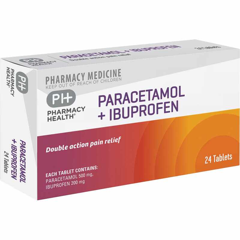 PE Paracetamol + Ibuprofen Tab 24pk – Unichem Greenhithe Pharmacy