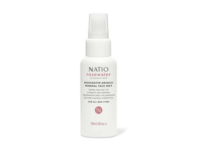 NATIO Rosewater Hydration Drench Mineral Face Mist – Unichem Greenhithe Pharmacy