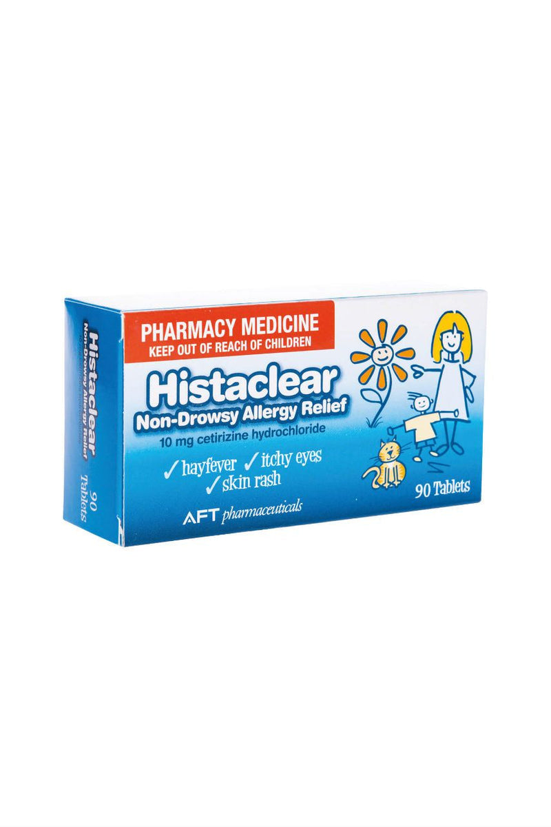 Histaclear 10mg 90 Tablets – Unichem Greenhithe Pharmacy