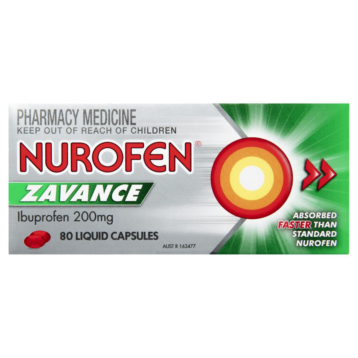 NUROFEN ZAVANCE Liq Caps 80s – Unichem Greenhithe Pharmacy