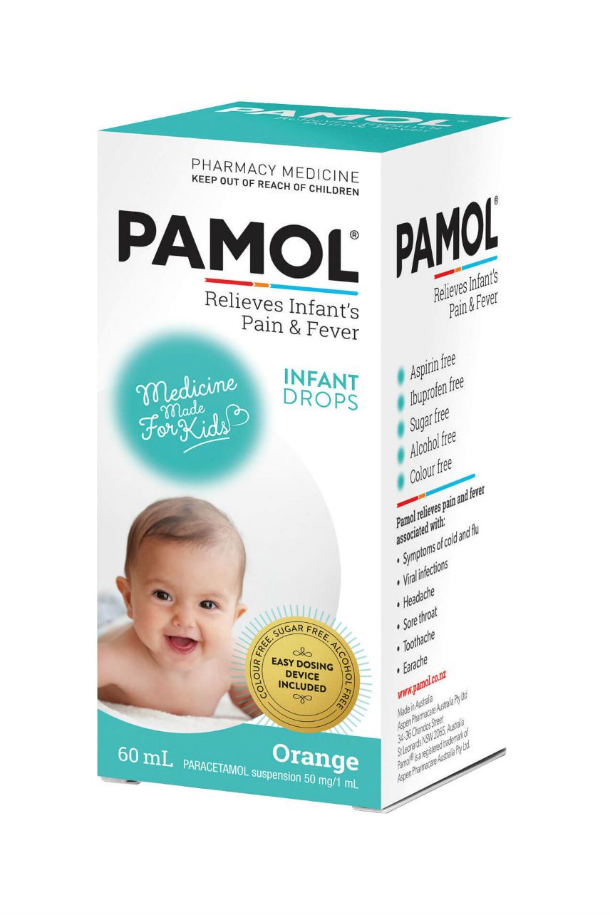 PAMOL Infant Drops C/F 60ml – Unichem Greenhithe Pharmacy