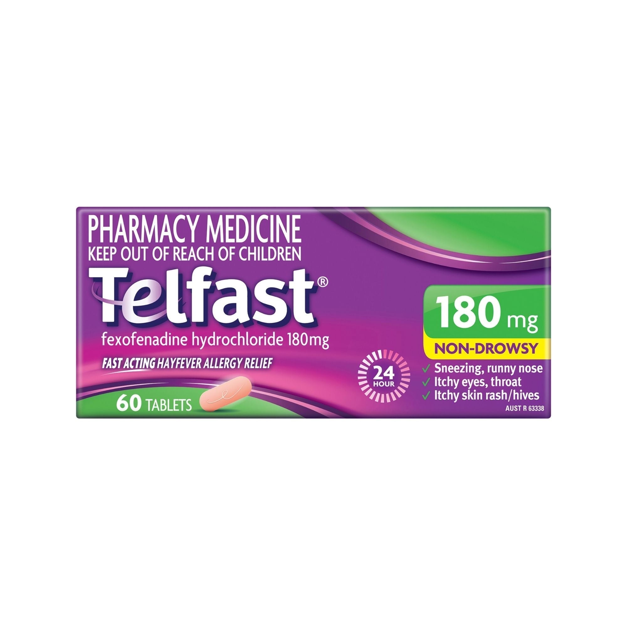 TELFAST Tablets 180mg 60s – Unichem Greenhithe Pharmacy