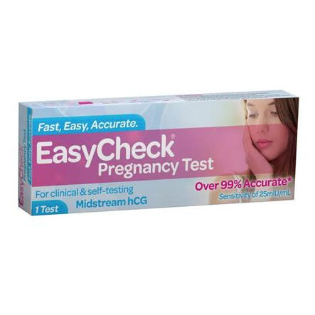 EASYCHECK Pregnancy Test 1pk Blue – Unichem Greenhithe Pharmacy