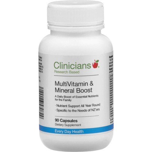 Clinicians Multivitamin & Mineral Boost 90 Capsules – Unichem ...