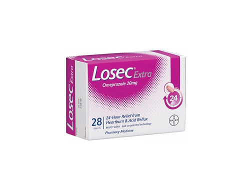 Losec Extra 20mg 28 Tablets – Unichem Greenhithe Pharmacy