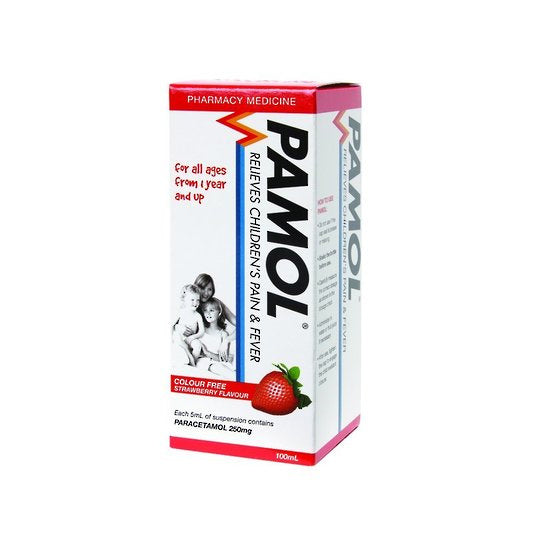 PAMOL All Ages Strawberry C/F 200ml – Unichem Greenhithe Pharmacy