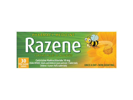 RAZENE Tabs 10mg 30 – Unichem Greenhithe Pharmacy