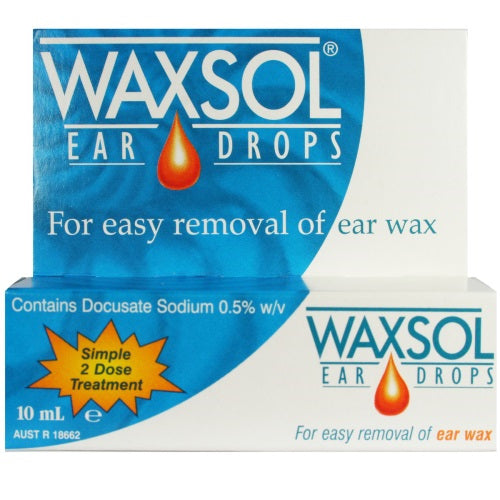 WAXSOL EAR DROPS 10ML – Unichem Greenhithe Pharmacy